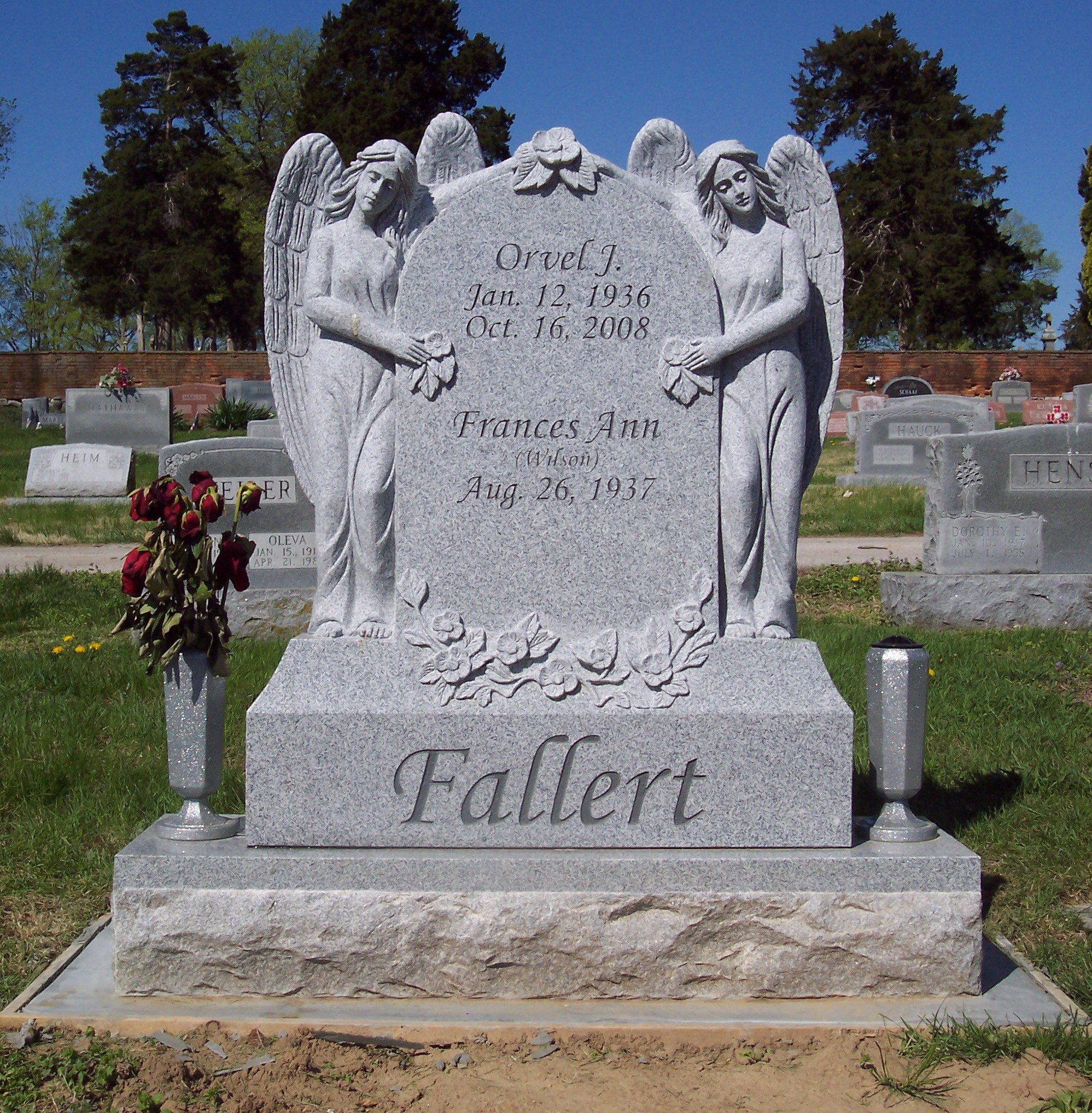 Carved Statue Memorials | Brewer Monument Company